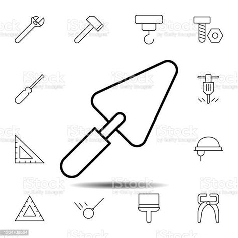 흙말 유지 보수 아이콘 Ui 및 Ux 웹 사이트 또는 모바일 응용 프로그램에 대해 설정된 구성 도구 아이콘의 간단한 가늘게 선 개요 벡터 요소 개선에 대한 스톡 벡터 아트