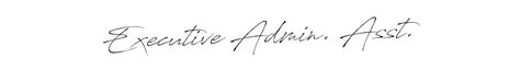 76 Executive Admin Asst Name Signature Style Ideas Cool E Sign