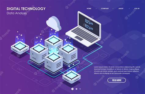 Premium Vector Concept Of Big Data Processing Isometric Data Center Vector Information