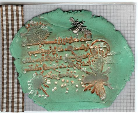 Creative Paperclay® air dry modeling material: stamping on Creative ...