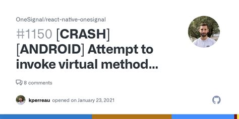 [crash][android] attempt to invoke virtual method boolean android app