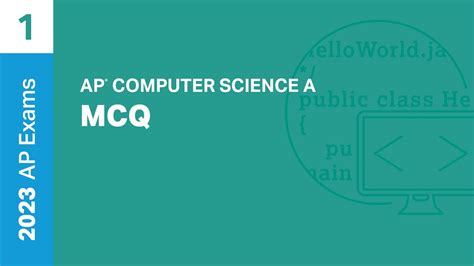 1 Mcq Practice Sessions Ap Computer Science A Youtube