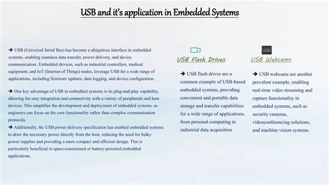 Usb Protocol And Its Various Application Pptx Computer Networking