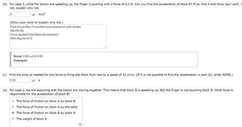 solved pushing a block on a block quantitative a heavy