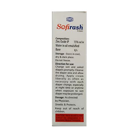 Buy Klm Sofirash Cream 30gm Cureka