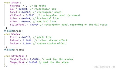 qt控件之qframe qt frame显示边框 csdn博客