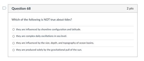 Solved Question 64 2 Pts Which Of The Following Is Likely To Chegg Com