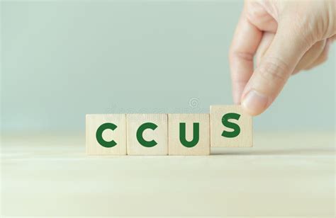 Carbon Capture Utilization And Storage Ccus Concept Technology Of Co2 Capturing Stock Image