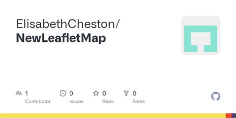 Github Elisabethcheston Newleafletmap