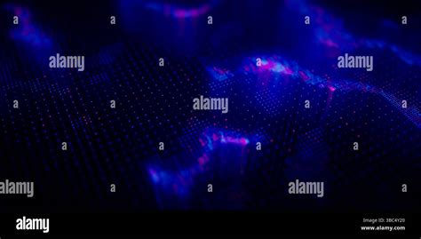 Big Data Clusters Complex Graph Quantum Computing Patterns Cyber Space Of Ai Technology Neural