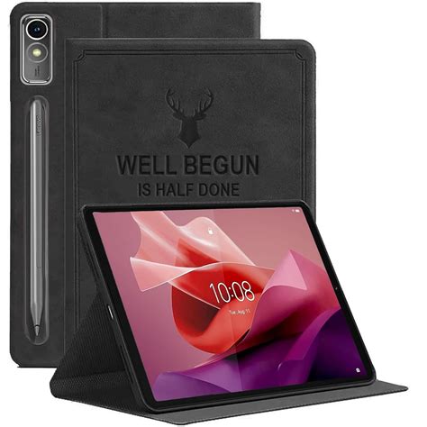Proelite Cover For Lenovo Tab P Inch Case Deer Smart Flip Case Cover For Lenovo Tab P