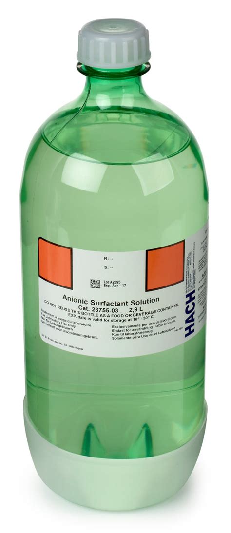 Anionic Surfactant Solution 2 9 L For Series 5000 Low Range Phosphate Hach