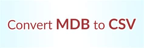 Quick Solution To Convert Ms Access Mdb Accdb Database File To Csv