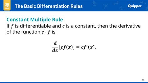 Basic Calculus Basic Differentiation Rules Pptx