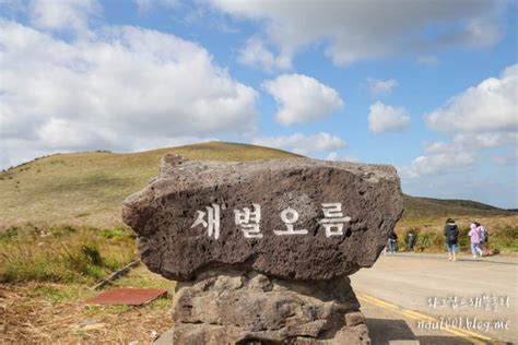 제주도 새별오름 소요시간 주차장 근처 제주 여행코스 A2