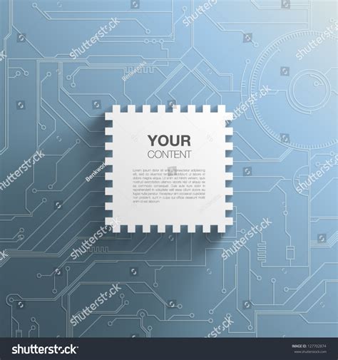 Trendy D Microchip Design Transparent Shadow Stock Vector Royalty Free Shutterstock