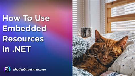 how to use embedded resources in khalid abuhakmeh