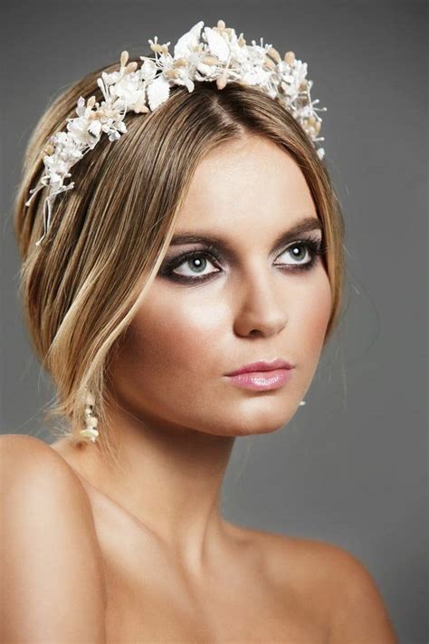 Fully Hand Crafted Lovely White And Beige Boho Chic Headpiece Headband Tiara For A Bride With