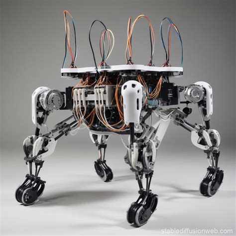 Quadruped Robot With Advanced Motor Control Stable Diffusion Online