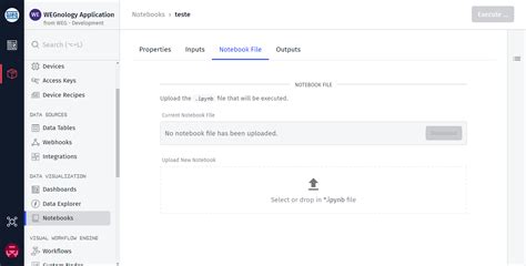 notebook file wegnology documentation