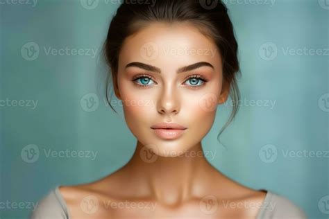 Gorgeous Caucasian Female Model Beauty Industry Advertisement
