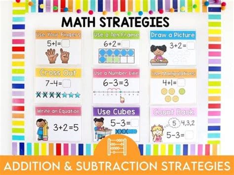 The Best Addition And Subtraction Strategies For Kindergarten Miss