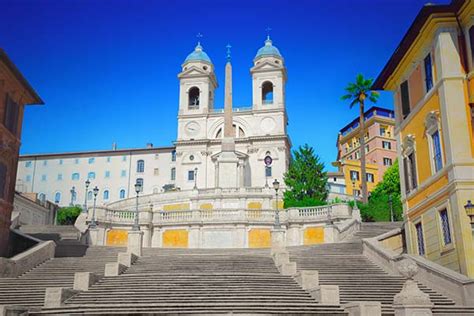 The Spanish Steps In Rome Piazza Di Spagna