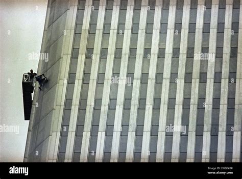 Daniel Goodwin Spider Man Climbs The Sheer Face Of The North Tower