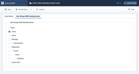 Joomla For Clients Part Managing Users Access Permissions The Joomla Community Magazine