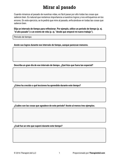 Looking Back Looking Forward Spanish Pdf