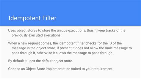 Using Idempotent Filter Pptx