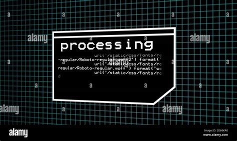 Programing Coding Process On Terminal Control Panel Data Processing