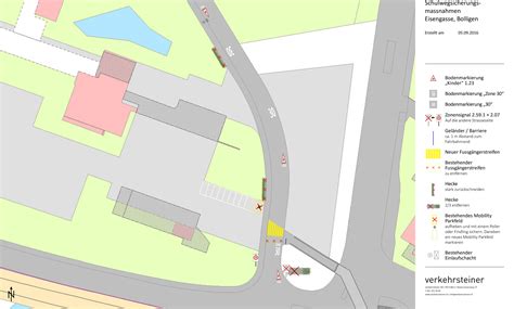 Verkehrsteiner Bolligen Schulwege Lutertalstrasse Ferenberg Und