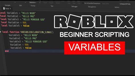 Beginner Scripting Tutorial Variables In Under 220 Minutes Youtube