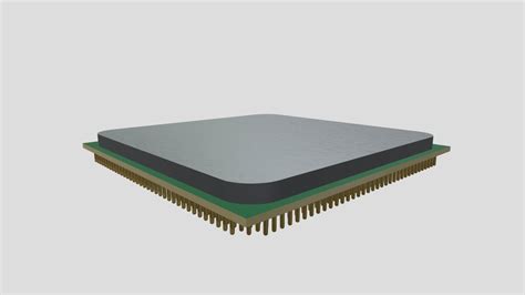 AM4 Processor (With die) - Download Free 3D model by jacobchappell123 ...
