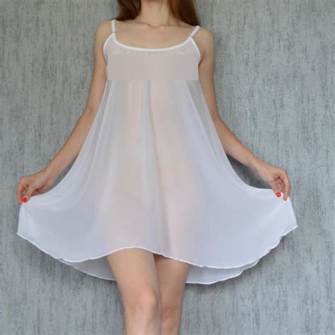 Sheer Nightgown Etsy