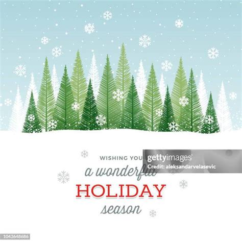 11466 Evergreen Background High Res Illustrations Getty Images