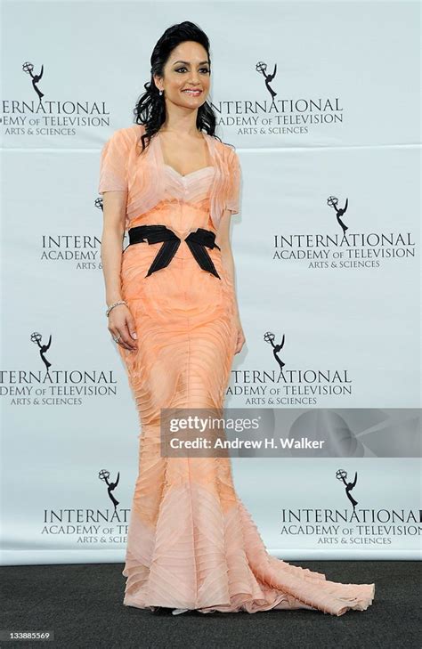 Actress Archie Panjabi Attends The 39th International Emmy Awards At