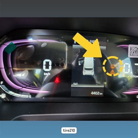 레이 타이어 공기압 경고등과 적정 압력 워셔액 보충하기