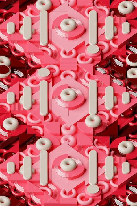 Premium Photo 3d Geometric Shapes Realistic Render Design Abstract