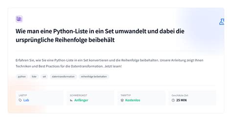 Python Liste In Set Umwandeln Reihenfolge Beibehalten Anleitung