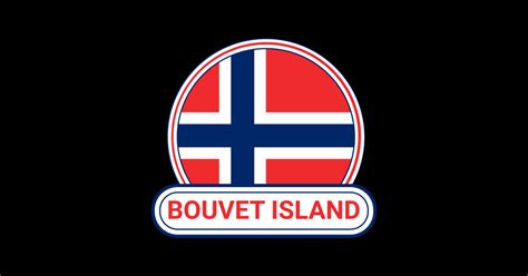 Bouvet Island Country Badge Bouvet Island Flag Bouvet Island