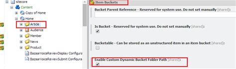 Configuring Sitecore Item Buckets With Different Bucket Folder Path