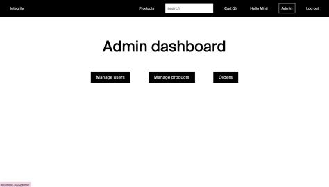 GitHub Mingg Integrify Boutique Fullstack Clothing Online Store Application Using MERN Stack