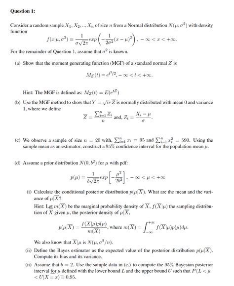 solved consider a random sample x1 x2 xn of size n from a
