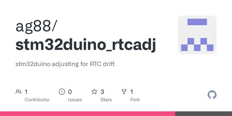 Github Ag88stm32duinortcadj Stm32duino Adjusting For Rtc Drift
