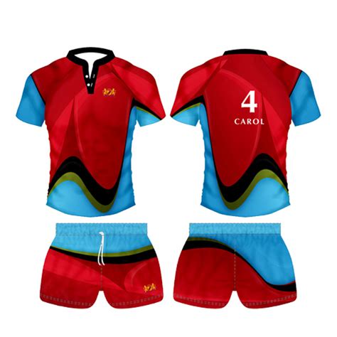 Professional Custom Team Rugby Uniform Designs Men Comfortable Loose