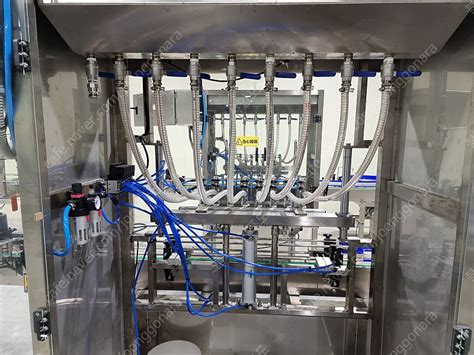 자동 8구 고점도 액상 충진기 캡핑 라벨링 자동화 액체 산업자재 중고나라