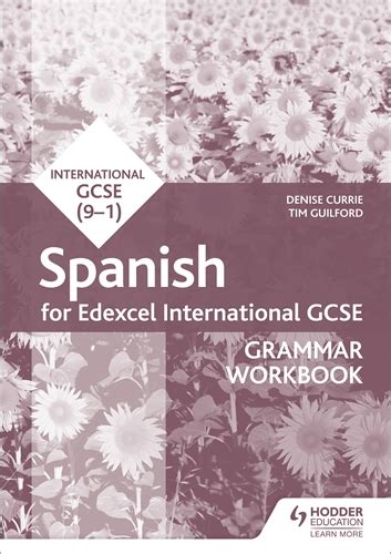 Edexcel International Gcse Spanish Grammar Workbook Second Edition