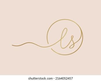 Ls Monogram Logo Letter L Letter Stock Vector Royalty Free Shutterstock